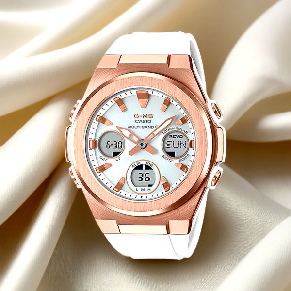 CASIO Watch BABY-G MSG-W600G-7AJF Radio Solar Ladies White Analog ...
