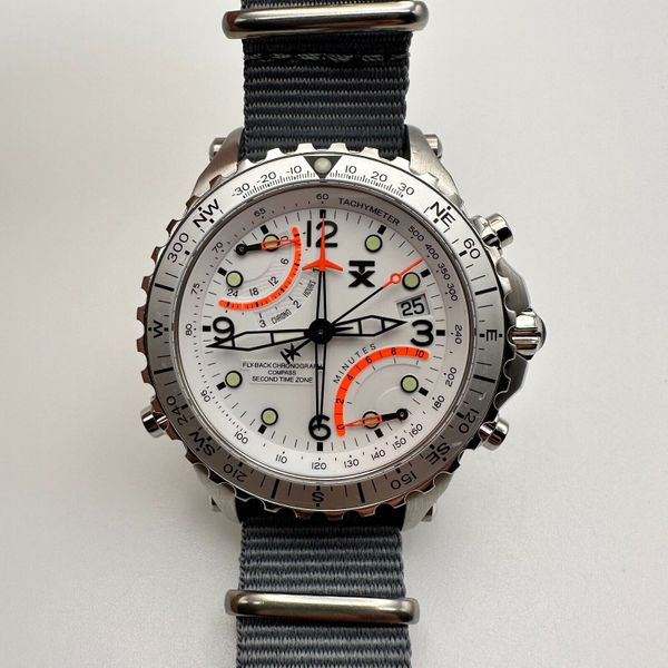 Timex TX TechnoLuxury Flyback Chronograph Compass Sapphire Men Watch ...