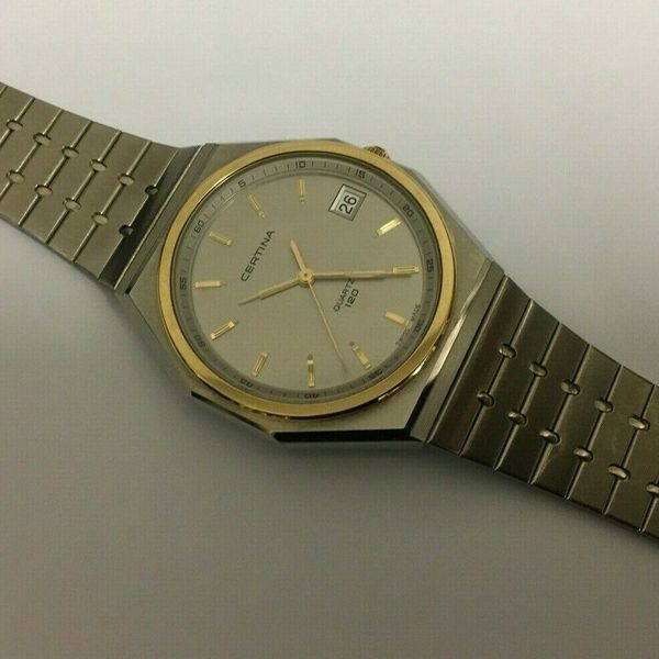 CERTINA QUARTZ 120 WRIST WATCH IN ORIGINAL BOX ( ETA 555.115 MOVEMENT ...