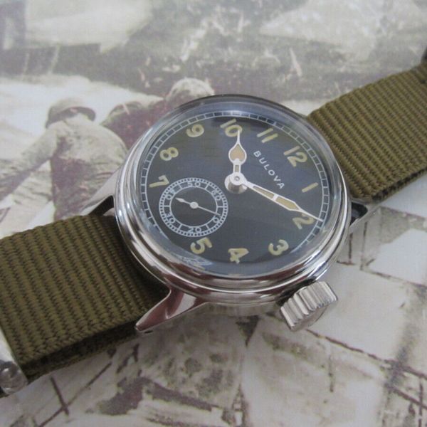 WW2 BULOVA MILITARY SUB SECOND WITH NEW MILITARY CASE ! | WatchCharts ...