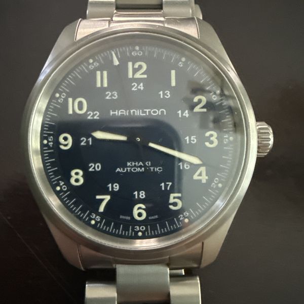 Hamilton Khaki Field Blue Dial Titanium Automatic 38mm H70205140 ...