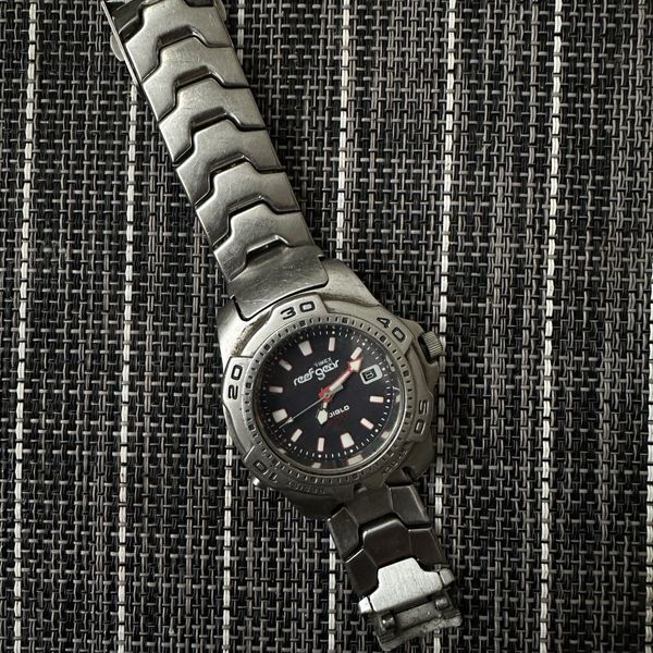 Timex Men's Reef Gear Indiglo 200m Wristwatch | WatchCharts Marketplace
