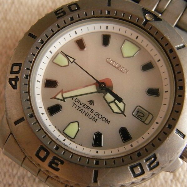 RARE CITIZEN AIR DIVER'S 200m TITANIUM 6218-g14008 | WatchCharts Marketplace