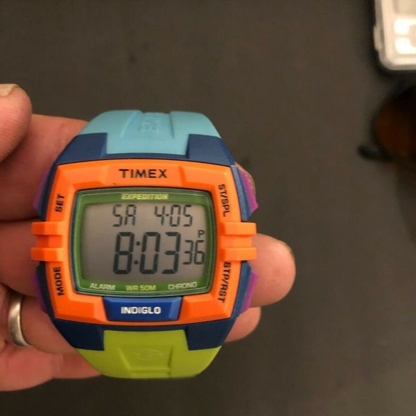 Timex Expedition M262 Watch - Indiglo / Water Resistant 50M New Battery ...