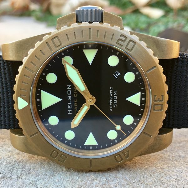 FS 42mm Bronze Helson Sharkdiver with black dial & ETA | WatchCharts ...