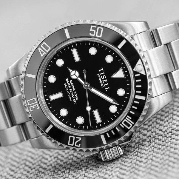 [WTS] Tisell Marine Diver Black Dial, No Date, Automatic, Sapphire ...