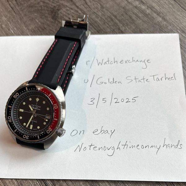 [WTS] Yobokies-dialed Devil Diver-inspired custom watch $150 shipped ...