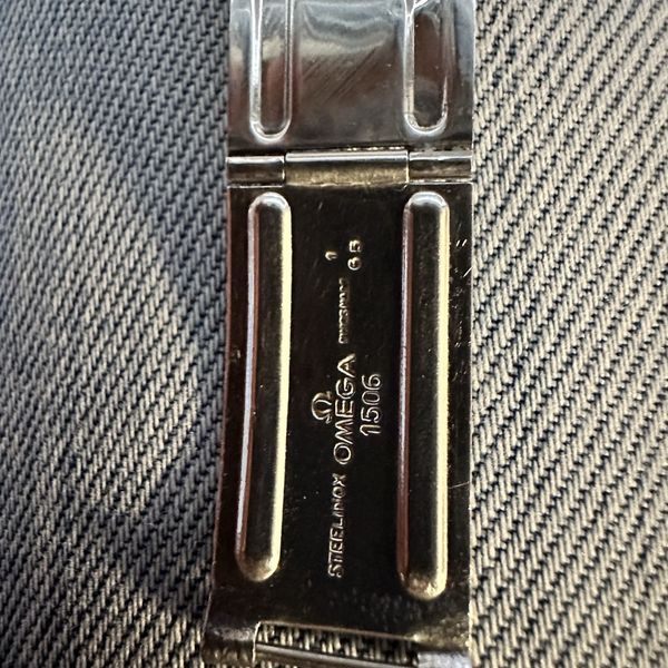 Vintage Watch Omega Speedmaster Clasp Bracelet Chiusura Ref. 1506 Rara ...