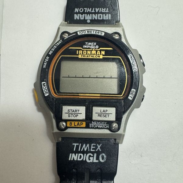 Vintage Timex Ironman Triathlon Indiglo Digital 8 Lap 731-A 2016 FA ...