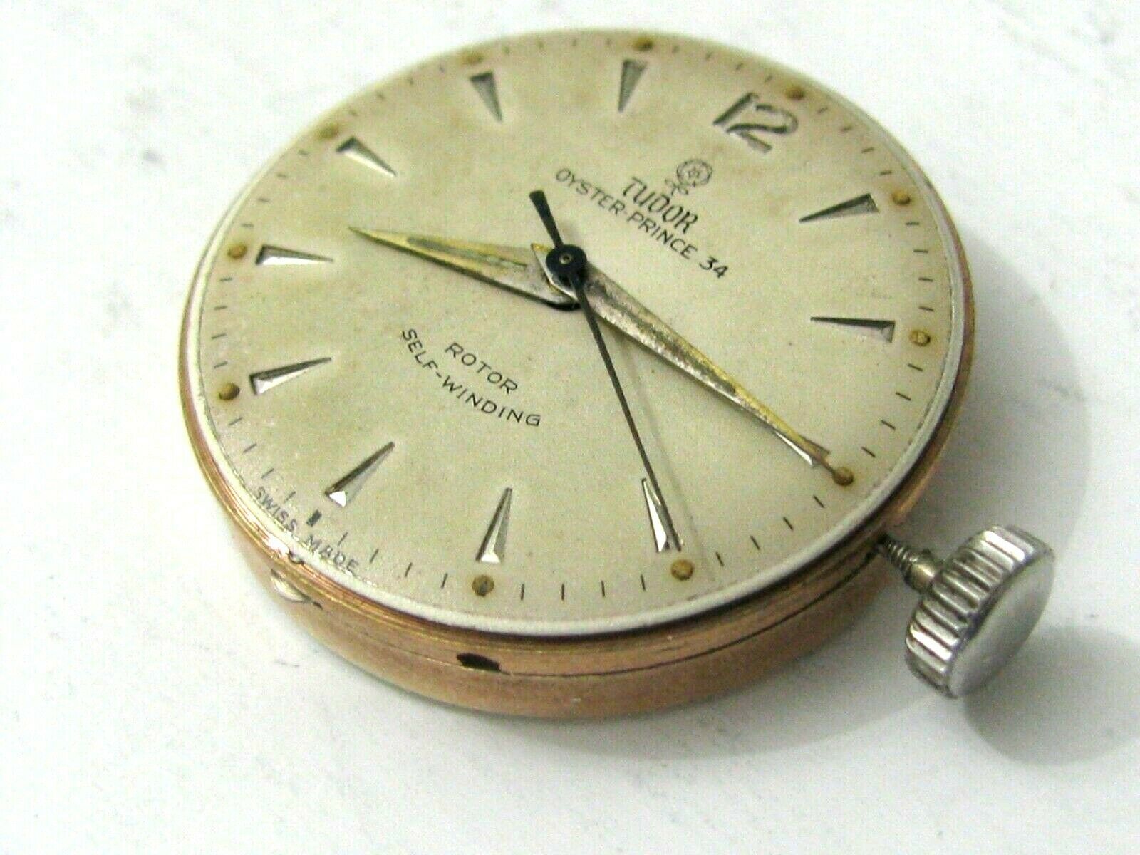 VINTAGE TUDOR 390 COMPETE MOVEMENT WITH DIAL HANDS FOR SUBMARINER 7928 ...