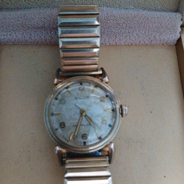 Vintage Bulova Clipper L5 10K Gold Filled Self-Winding Men's Watch ...