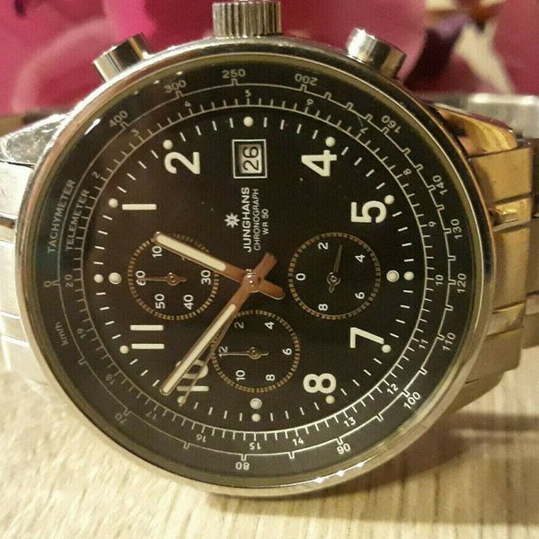 Junghans Fliegerchronograph 40MM Pilot Herrenuhr Dresswatch Wristwatch | WatchCharts