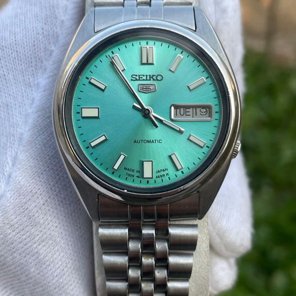 Vintage seiko 5 Automatic Mens Watch SNXS 7009 Day/Date | WatchCharts Marketplace