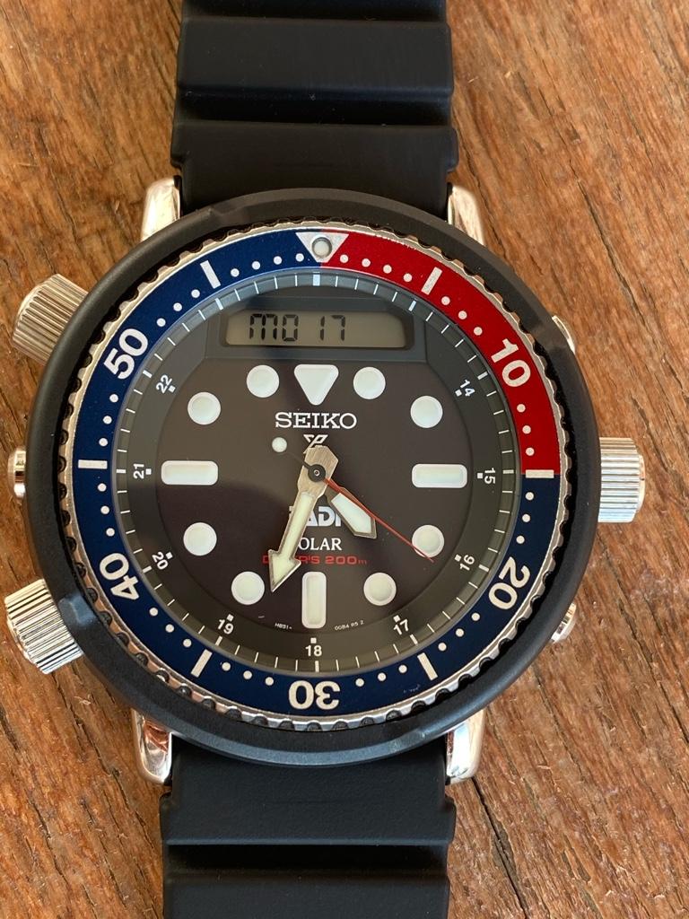 FS Seiko Arnie SNJ027 Pepsi PADI | WatchCharts Marketplace