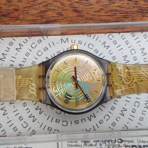 Musical Swatch Watch with original Receipt from 1994 | WatchCharts Marketplace