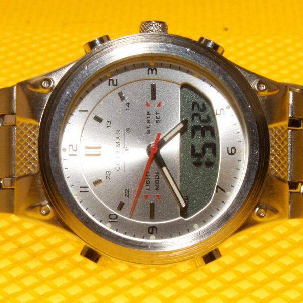 Men's Vintage COLEMAN "40-844" Ana-Digi Quartz Watch | WatchCharts ...