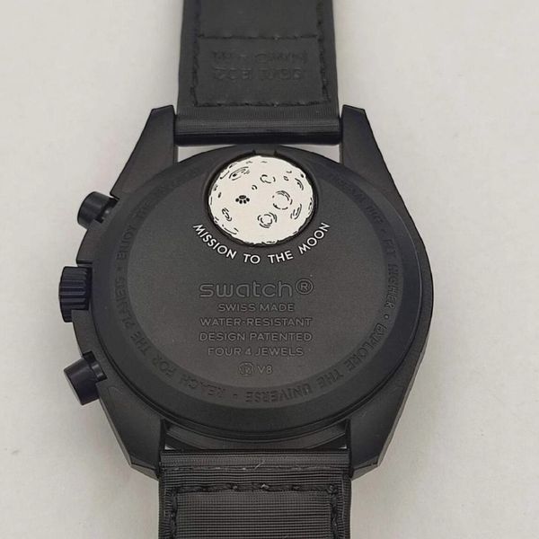 Omega Moonswatch Snoopy Edition Black Watch Face Brand New ...