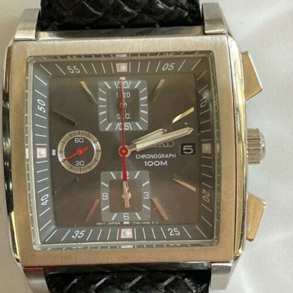 seiko chronograph 7T92 OSHO 39 mm Full Functions | WatchCharts Marketplace