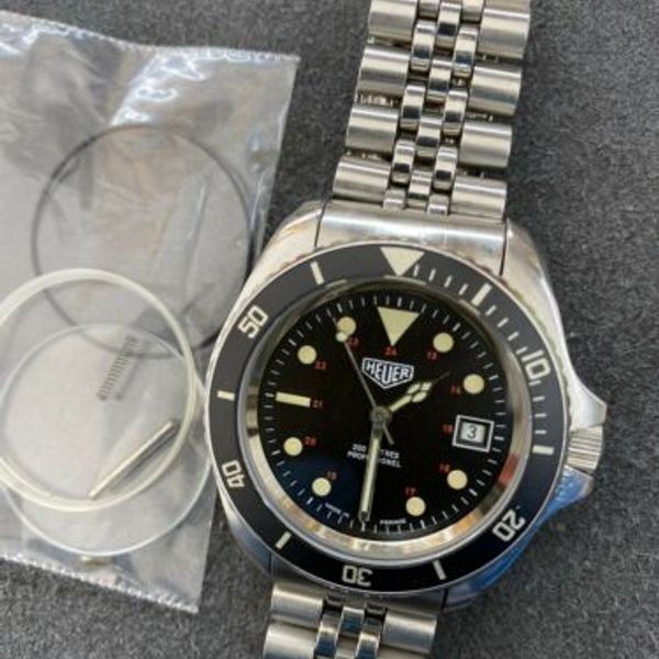 Tested Vintage Monnin Tag Heuer 844 1000 Automatic Submariner Swiss ...