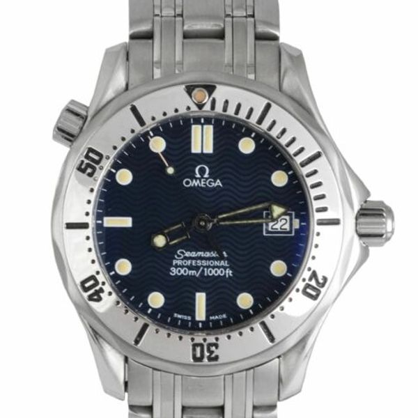 1993 Omega Seamaster Professional 300M 2562.80 Blue Wave Quartz ...