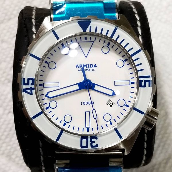 FS: ARMIDA A1 WHITE BEZEL/WHITE DIAL (NEW IN THE BOX) | WatchCharts ...