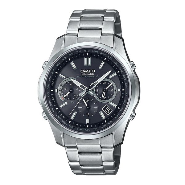 Casio LINEAGE chronograph thin model radio clock solar battery multi ...