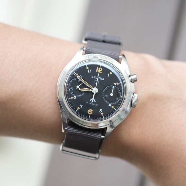 SOLD Lemania RAF "6BB" Monopusher | WatchCharts Marketplace