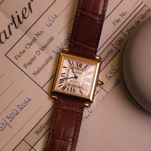 WTS: Cartier Tank Obus 2380 CPCP w/ Original Receipt | WatchCharts ...