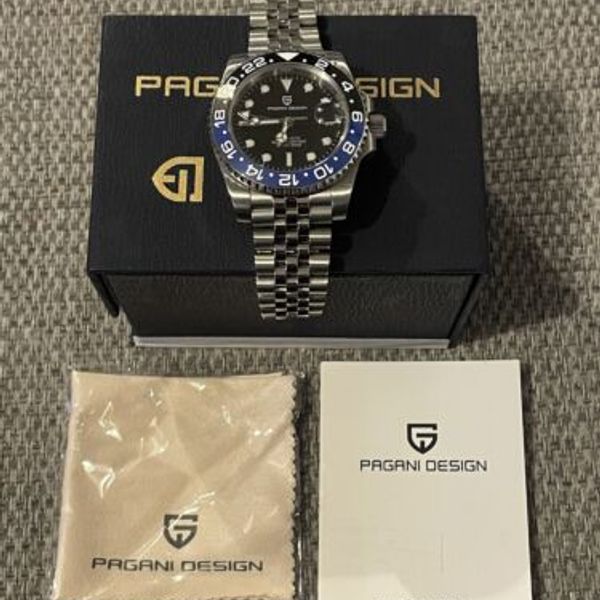 Pagani Design PD-1662 Batman GMT Automatic with Jubilee bracelet (New ...