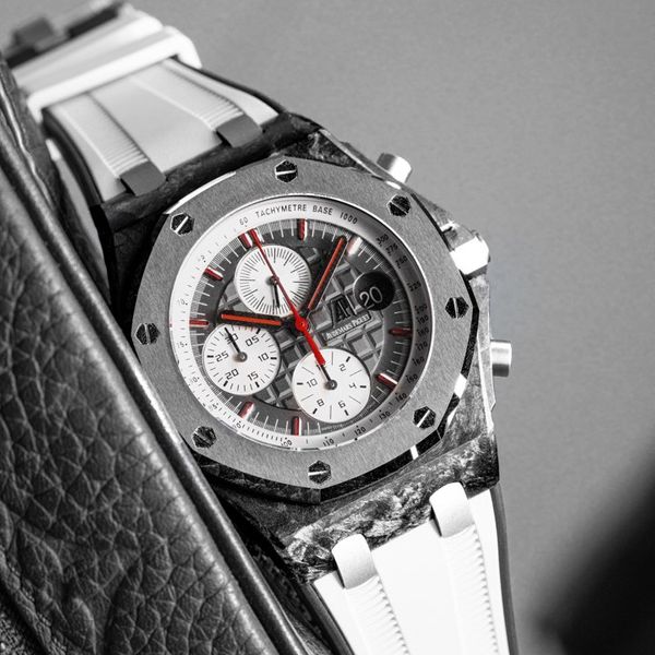 AP Rubber Strap by Solitaire Official in Panda White for 42mm AP ...