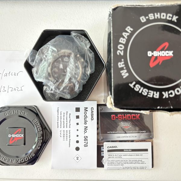 [WTS] Casio GWG 2000 Mudmaster Full kit, like new in box | WatchCharts ...