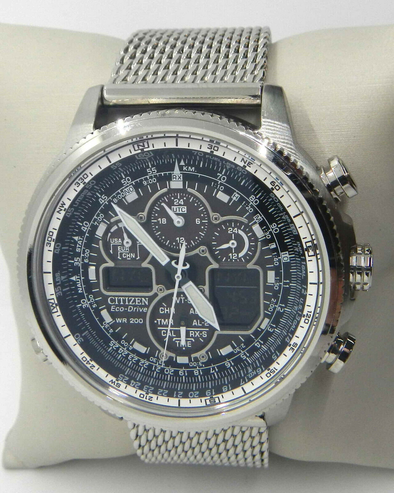 CITIZEN NAVIHAWK UTC ECO DRIVE MEN'S WATCH JY8030-83E $725.00 | WatchCharts