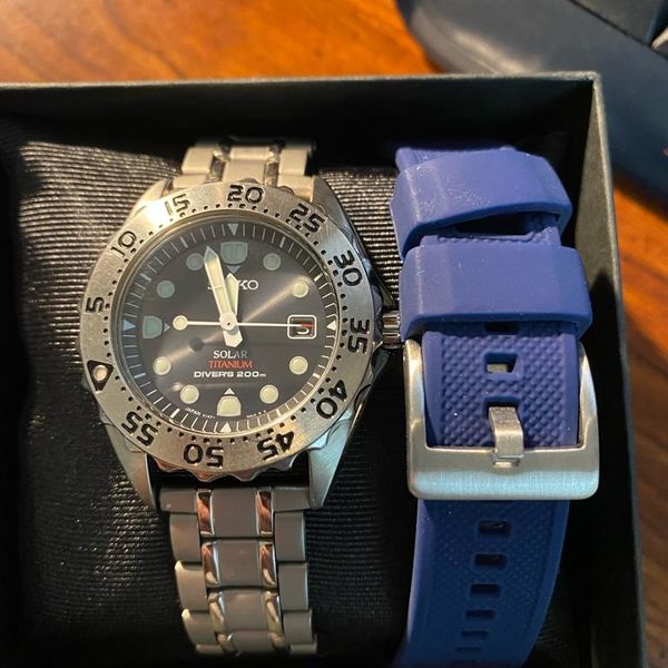 FS - Seiko Titanium Diver 200m Solar | WatchCharts Marketplace