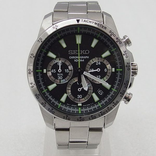 Seiko SEIKO CHRONOGRAPH Watch Silver SSB027P1 [Used] | WatchCharts ...