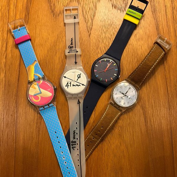 Swatch watch collection of 4 watches | WatchCharts Marketplace