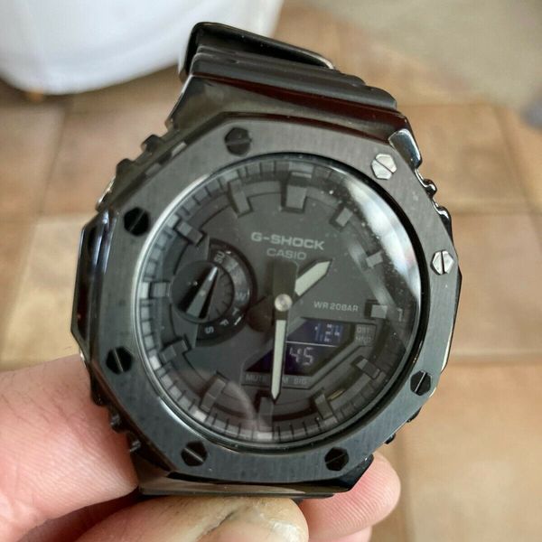 Casio G-Shock AP "Casioak" Black mod bezel kit with tools USA SELLER ...