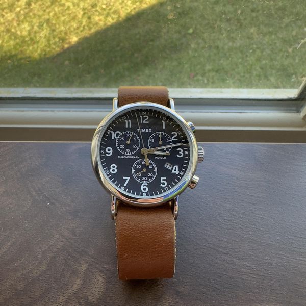 [WTS] Timex Weekender Chronograph 40mm Leather Strap | WatchCharts ...