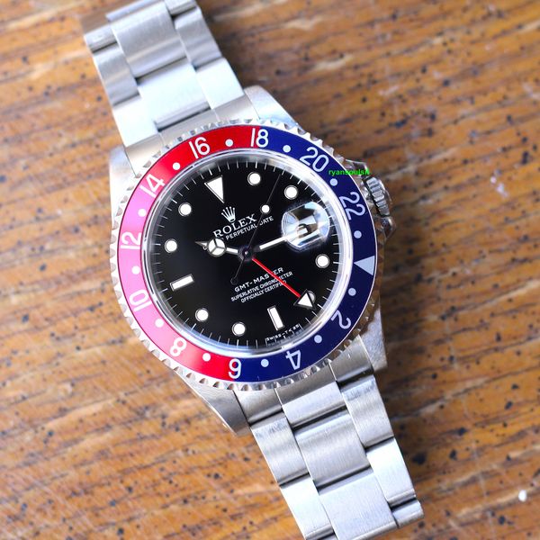 [WTS] 1991 Rolex 40mm GMT Pepsi 16700 Quickset | WatchCharts Marketplace