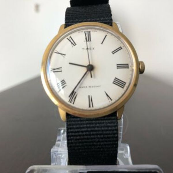 TIMEX VINTAGE MARLIN WRIST WATCH Roman Numerals 26160 02476 Parts Or ...