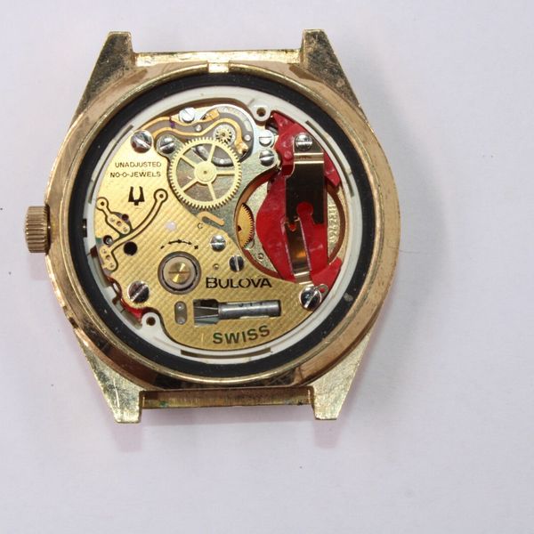 BULOVA ACCUTRON N7 Men's Wrist Watch RAILROAD APPROVED QUARTZ DAY DATE ...