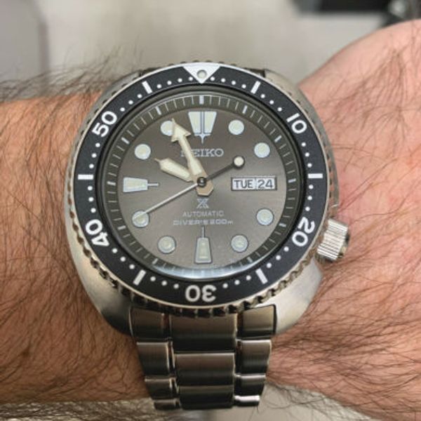 SEIKO Prospex Turtle SRPC23 Automatic Grey Dial W/multiple Straps/Bands ...