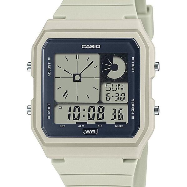 CASIO Child Digital Quartz Casual Watch Classic Dress Silver color Dial ...