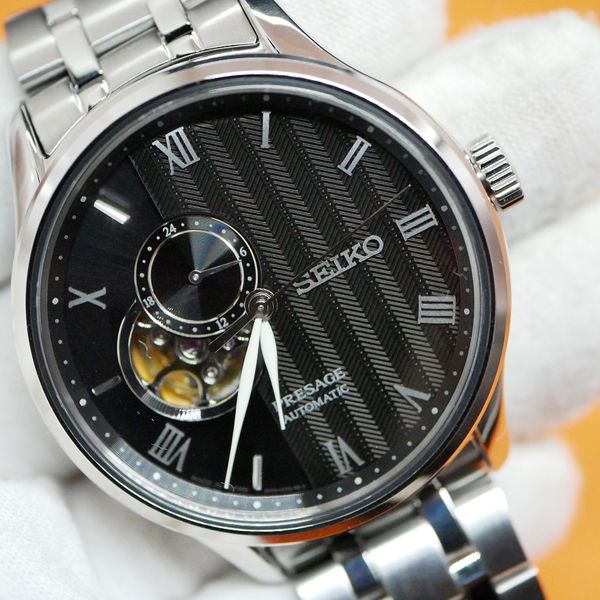 [WTS] Seiko Presage Open Heart, Zen Garden Inspired Textured Dial ...