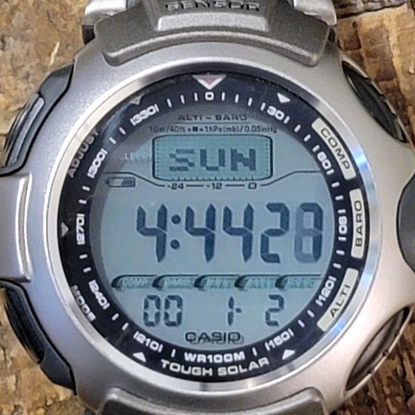 Casio Pathfinder PAG-50 Tough Solor Men's Digital Watch 2471 ...