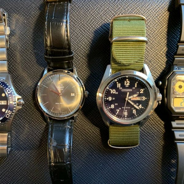 Starter Watch Collection Orient Casio Citizen Four watches One Lot ...