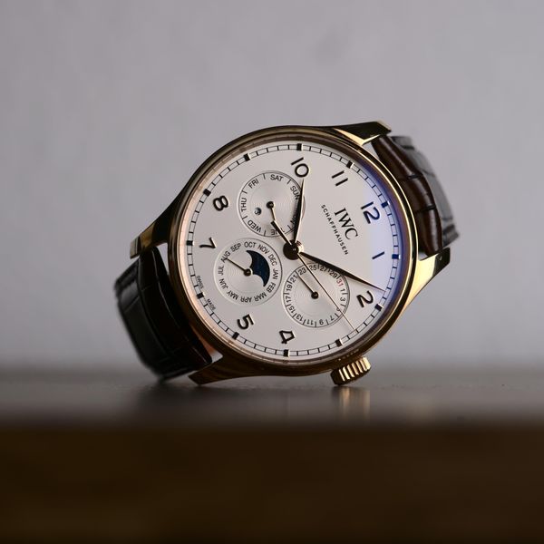 [WTS] IWC 18k Gold Portugieser Perpetual Calendar Moonphase IW344202 ...