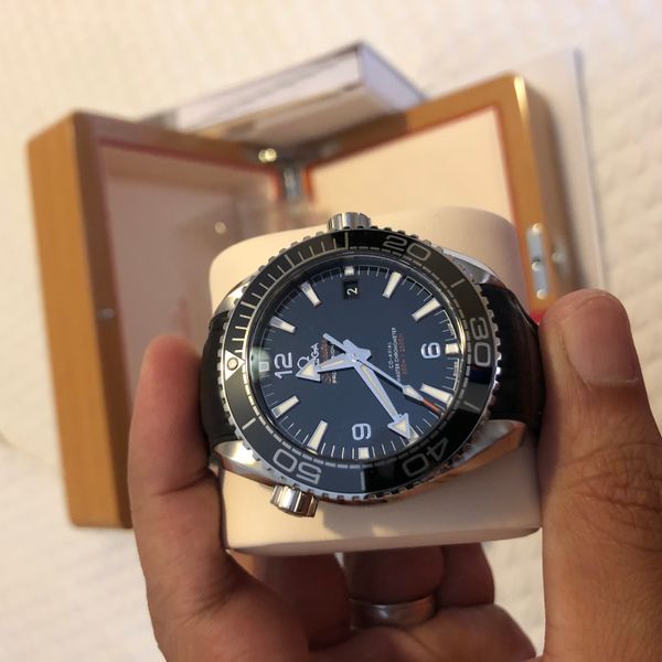 For sale: Omega Planet Ocean 8900 black 43.5 on strap - 1 day old - US ...