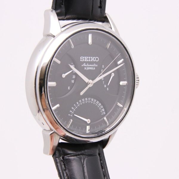 Seiko Presage SARD005 Black Double Retrograde Automatic Classic Watch ...