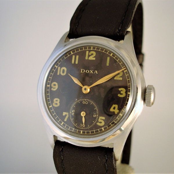 Doxa Vintage watch WW2, Acciaio, 33mm, Cal.1, assegnato truppe tedesche, anni'40 | WatchCharts ...