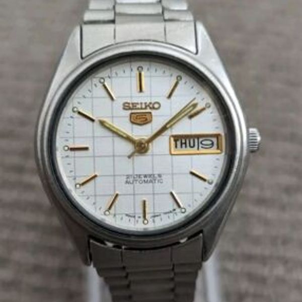 1983 Seiko 5 Automatic Men's Watch in Great Condition with Rare Dial as ...